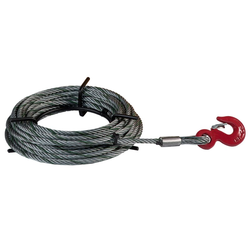 Lifting and securing wire rope for wire rope hoist at Baumgart